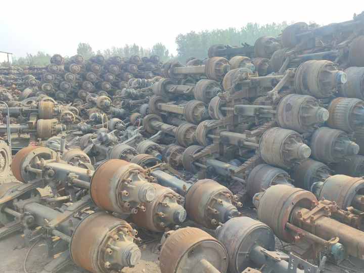 16t 18t New Semi Trailer German Axles Bpw Fuwa Used Axle Fuwa Trailer ...