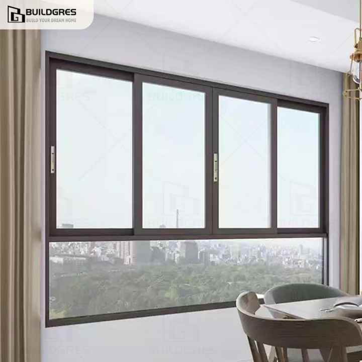 Buildgres Luxury Triple Glazed Sliding Aluminum windows for North ...