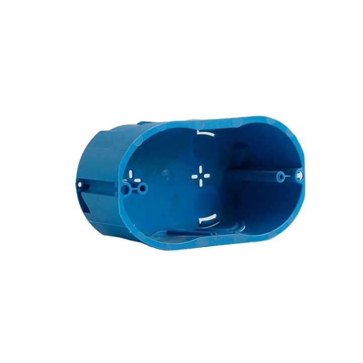 GPE-4 Blue Oval Type Pvc Plastic Electrical Wall Switch Outlet ...