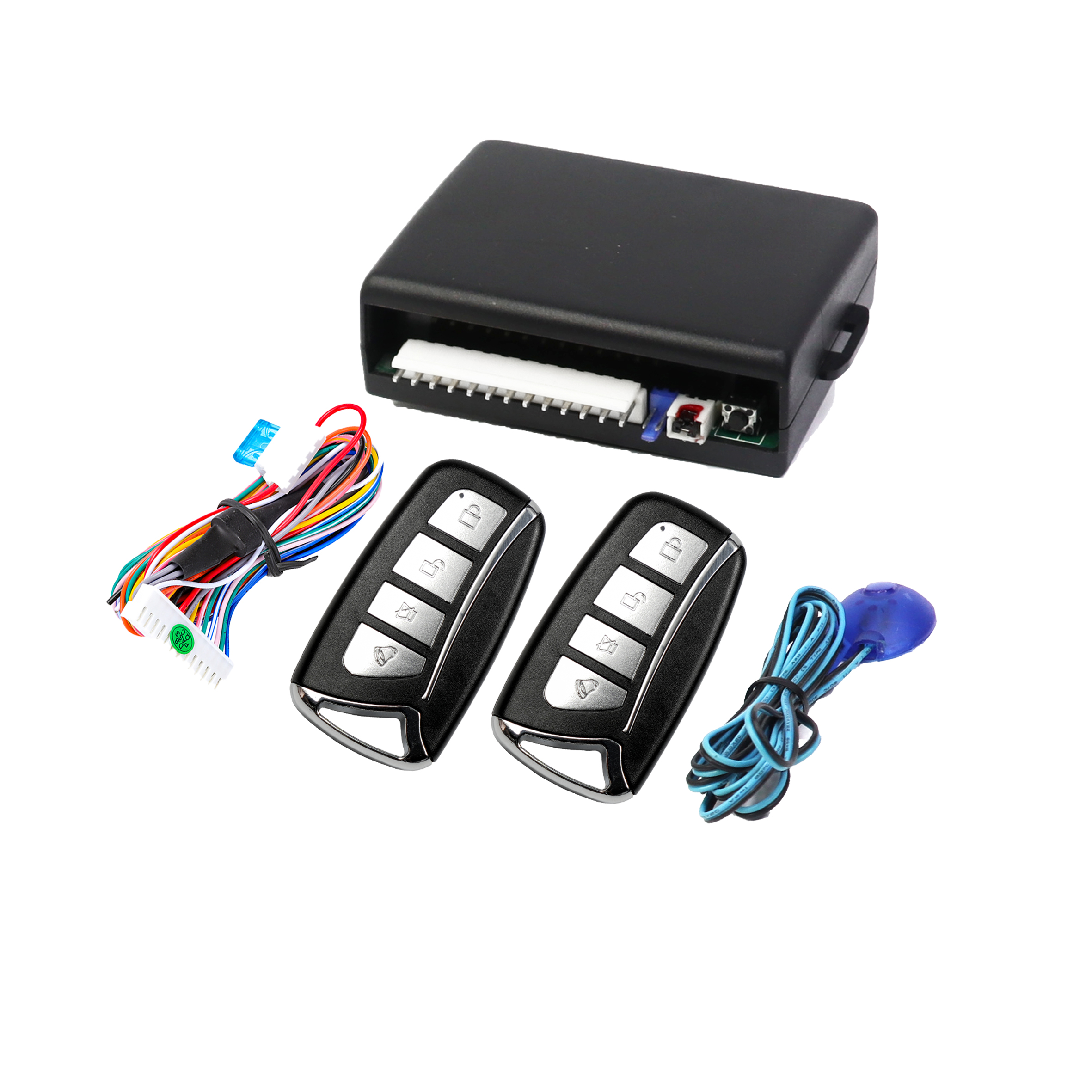 universal remote control car alarm with slide cover keyless entry