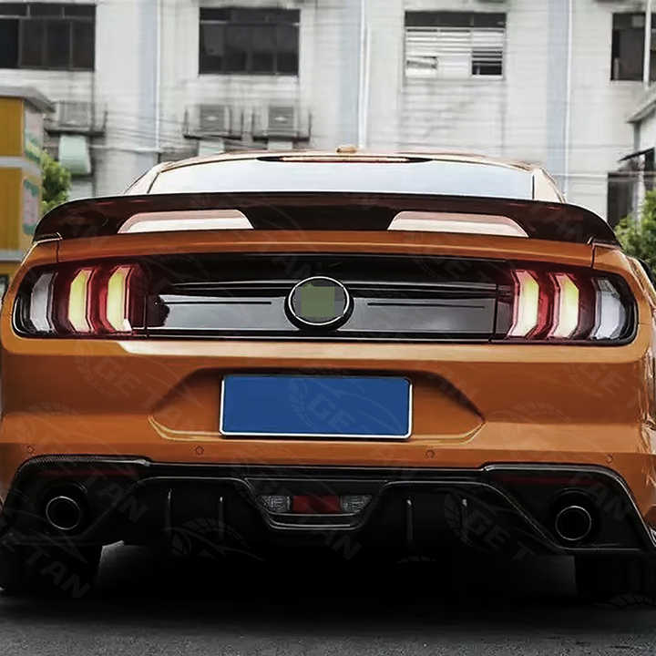 Carbon Fiber GT500 Style Trunk Spoiler Wing for Ford Mustang 2015-2018 ...
