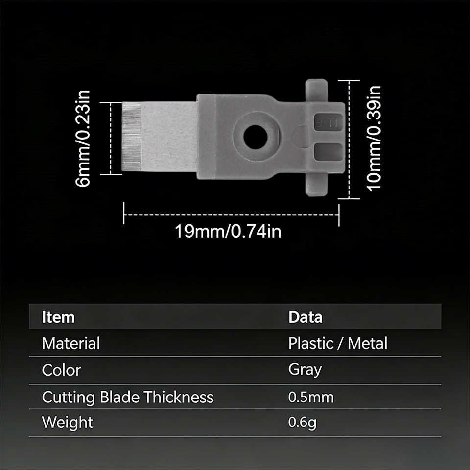 YouQi Filament Cutter for Bambu Lab P2S Replacement Cutter Blade ...
