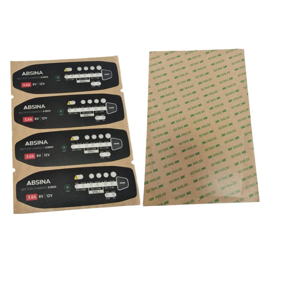 Matte PVC Embossed Keypad Panel Sticker Label| Alibaba.com