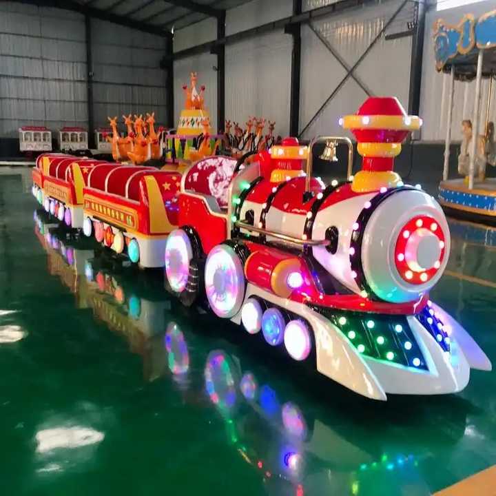 Mini Trackless Electric Train Ride Fun Kiddie Games for Kids Made of ...