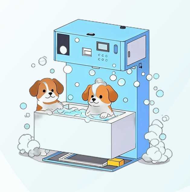Blue Self-service Dog Washing Machine, Coin Operated| Alibaba.com