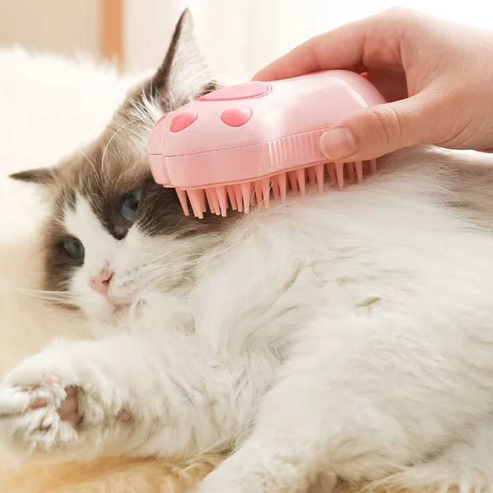 Pet Electric Spray Combs for Cats and Dogs One Touch Spray Pet Electric ...