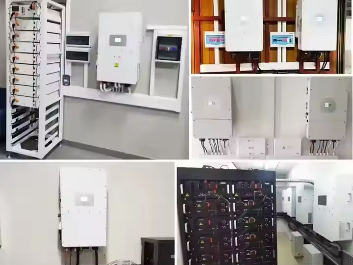 Complete Home Solar System Kit 10Kw 12Kw 15Kw 20Kw Hybrid Solar Battery Energy System10Kwh 20Kwh ...