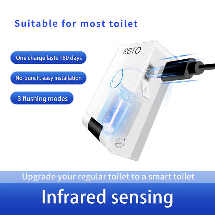 RSTO Automatic Toilet Flushing Sensor - Efficient & Hygienic