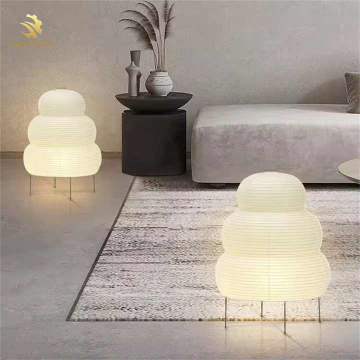Japanese Design Rice Paper Lamp Decoration Floor Light Homestay Ins ...