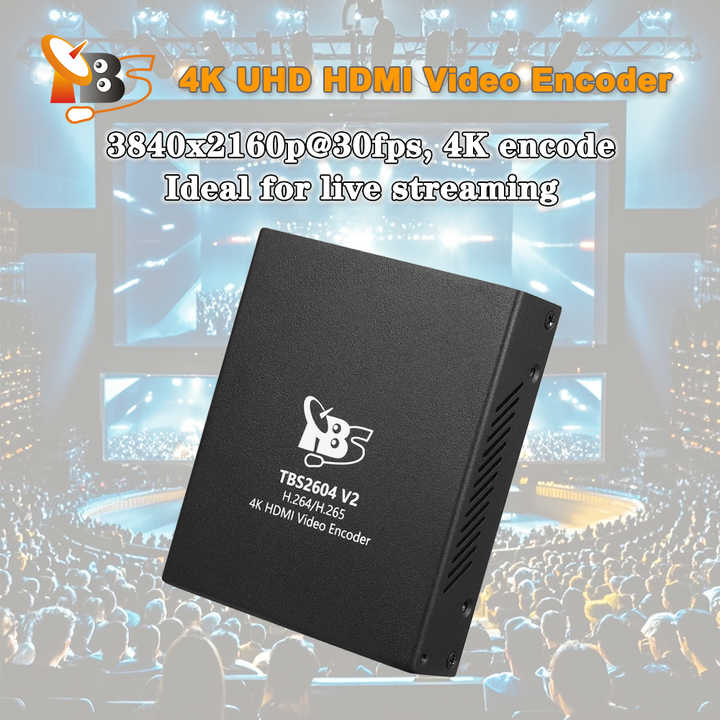 UHD 4K HDMI to IP Encoder Modulator - H.265 & H.264 Video