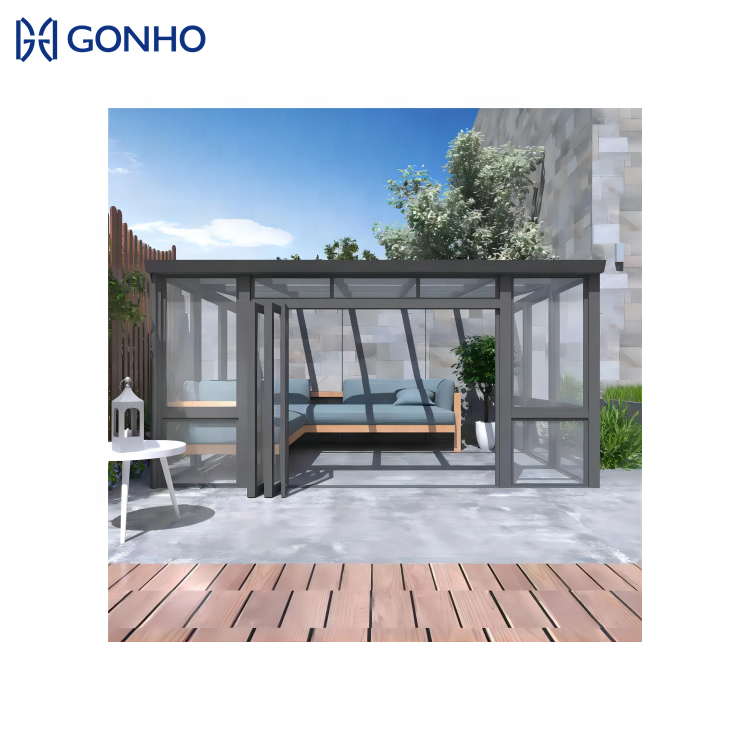 GONHO Sunrooms Glass Houses Aluminium Modern Sunroom Glass House Free ...