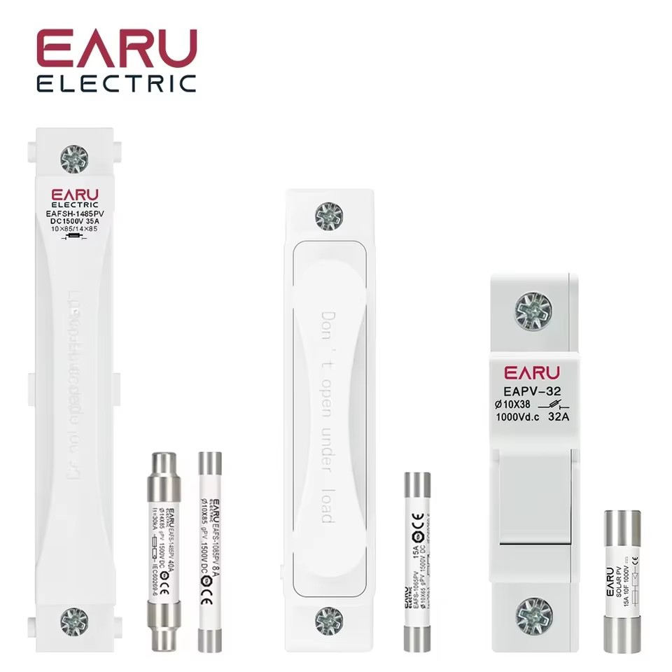 Din Rail Solar Fuses DC 1000V 1500V PV Photovoltaic 20A 25A 30A Fuse ...