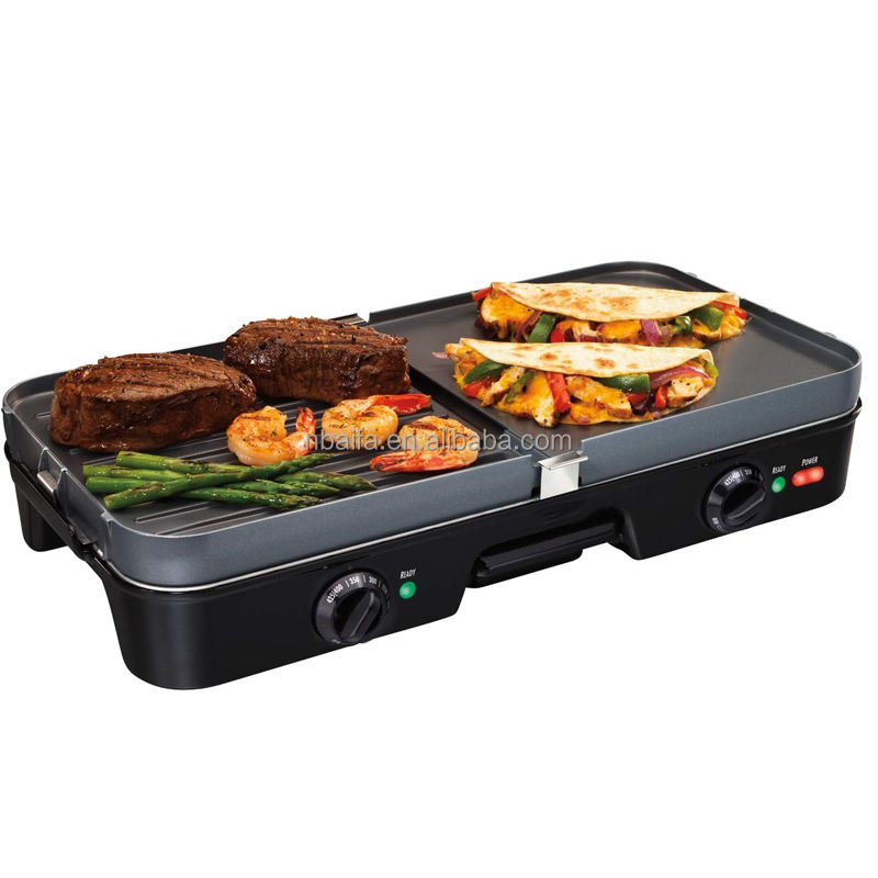 Aifa Smokeless Electric Teppanyaki Grill Pan Table Top Mini Portable ...