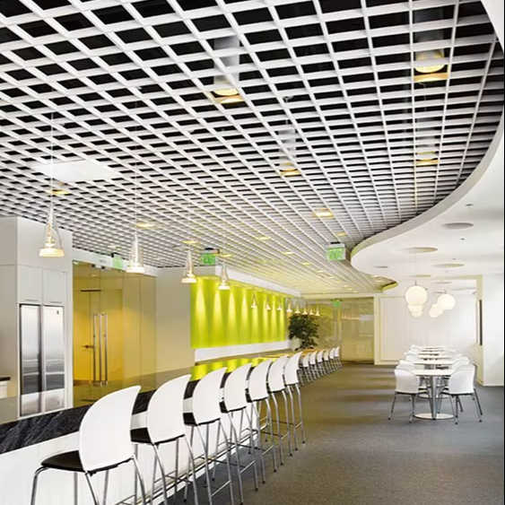 Aluminum Grid Ceiling Panels for Modern Commercial Spaces