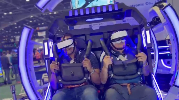 VART Commercial 9d Vr Roller coaster Chair Motion Simulator Vr Game ...