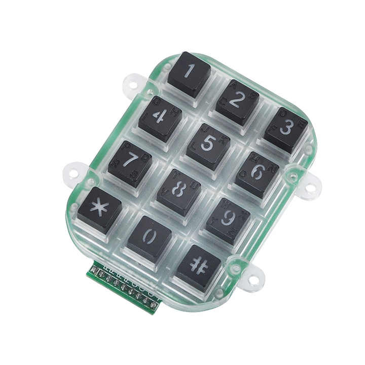 3*4 LED plastic lightweight I2C Industrial Keypad| Alibaba.com