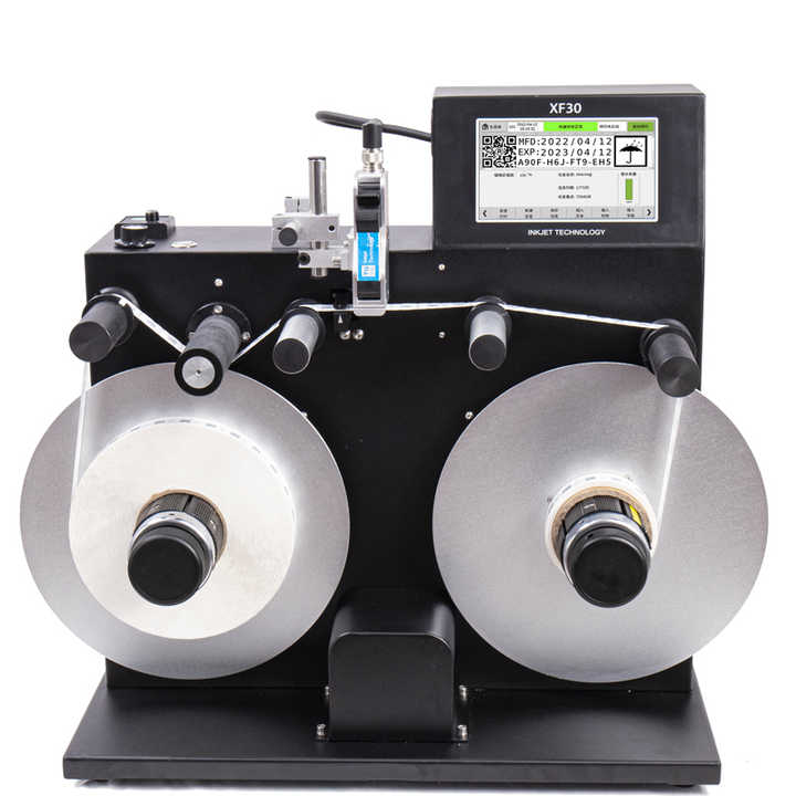 Laser High-speed Industrial Inkjet Printer Rewinder Quick Drying Ink ...