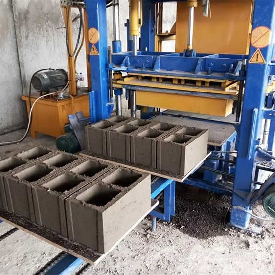 Fully Automatic Concrete Interlocking Brick Block Making Machine Paving ...