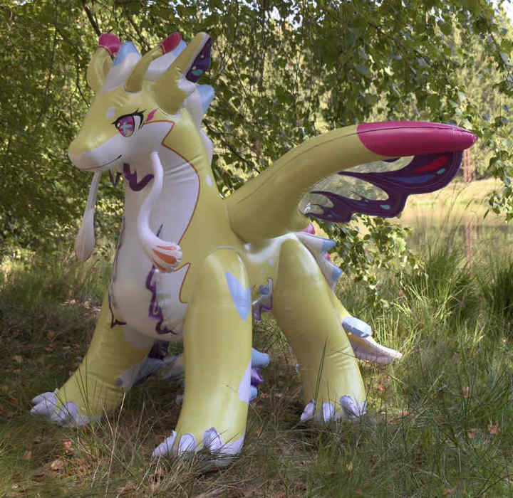Outdoor Decoration Inflatable Cartoon Model Nice Inflatable Sexy Dragon ...