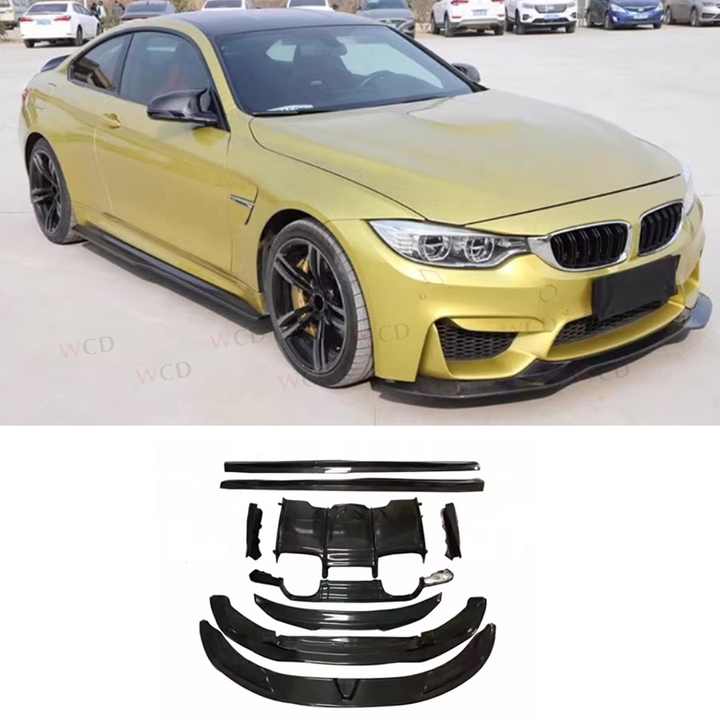 PSM Style Carbon Fiber Wide Body Kit for BMW M3 M4 F80 F82 Upgrade ...