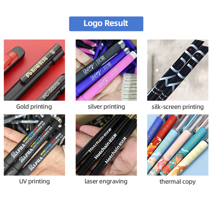 Custom Logo Multi-Color Gel Pens - One-in-One Personality