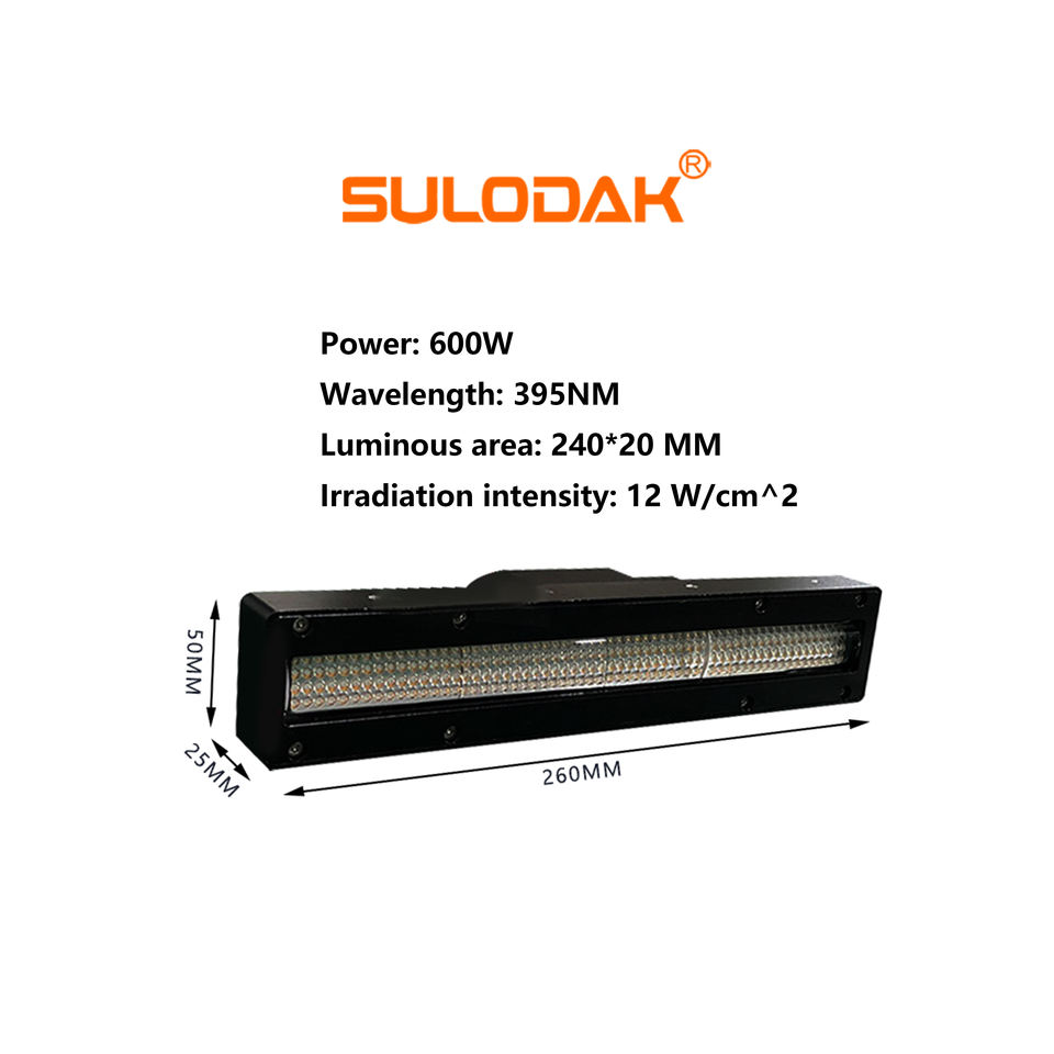 24020 mm UV led lamp for printer 1024i G5/G6 Paint Curing screen ...