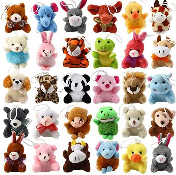 Mini Stuffed Animals & Plush Toys - Perfect Gift Set