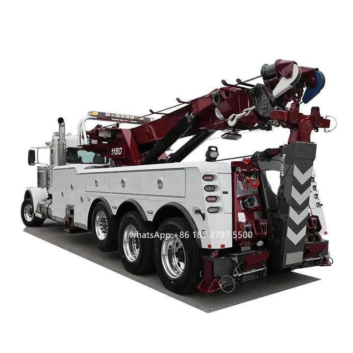Brilliant Heavy Duty Rotator Tow Truck - 50T Recovery Boom