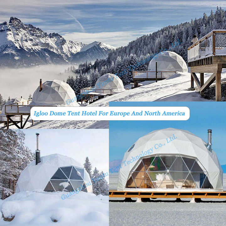 Luxury Waterproof Glamping Yurt Tent for Outdoor Resorts & Hotels
