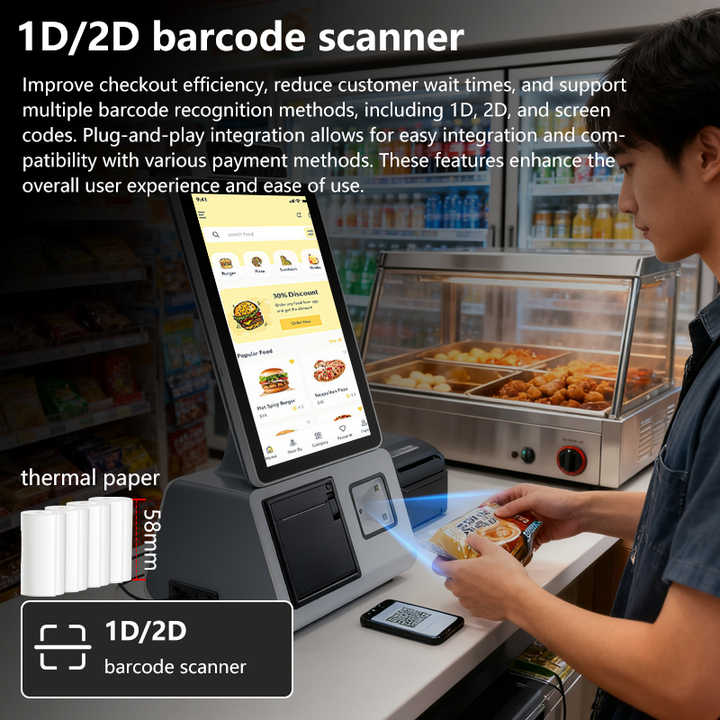 10.1inch Touch screen android pos caja cashier machine Cash Register ...