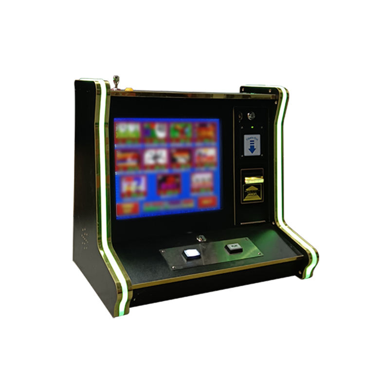 Mini Coin Operated Bar Top Wooden Machine 19/22" Touch Screen WMS 550 ...