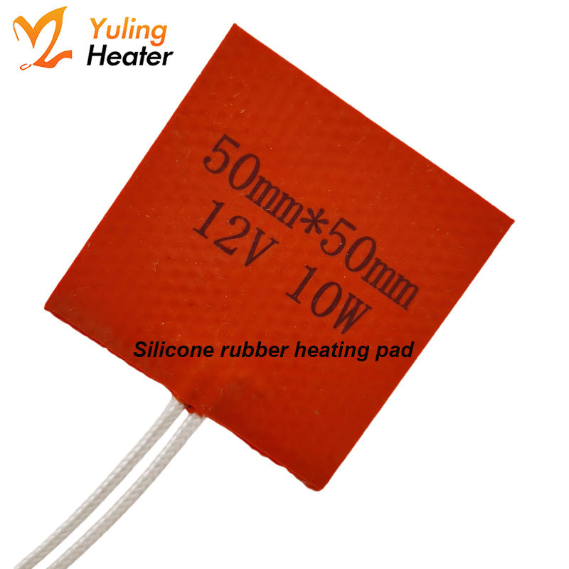 4 Pcs 12V 10W Adjustable Temperature Flexible Silicone Rubber Heater ...