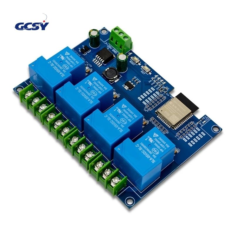 4 Channel Relay Module 30A DC7-28/5V WIFI BT Relay Module ESP32-WROOM ...
