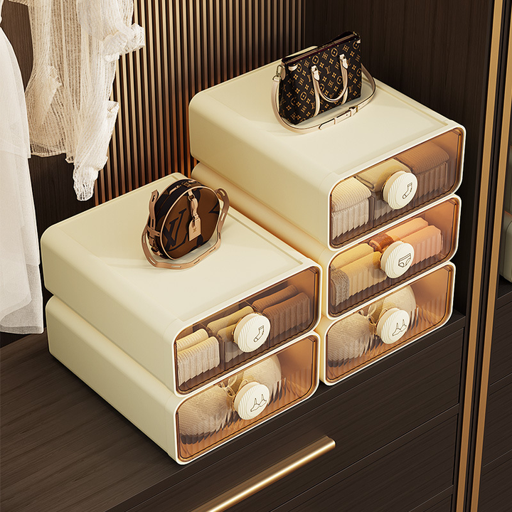 Multifunctional Plastic Storage Containers Socks Underwears Bras ...