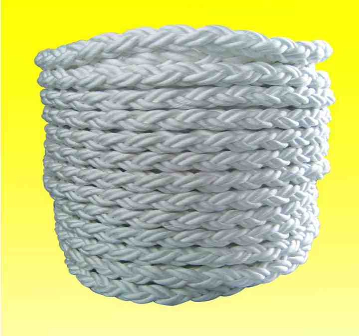 High Quality 8 or 12 Strands Nylon Rope Strong Marine Supplies for ...