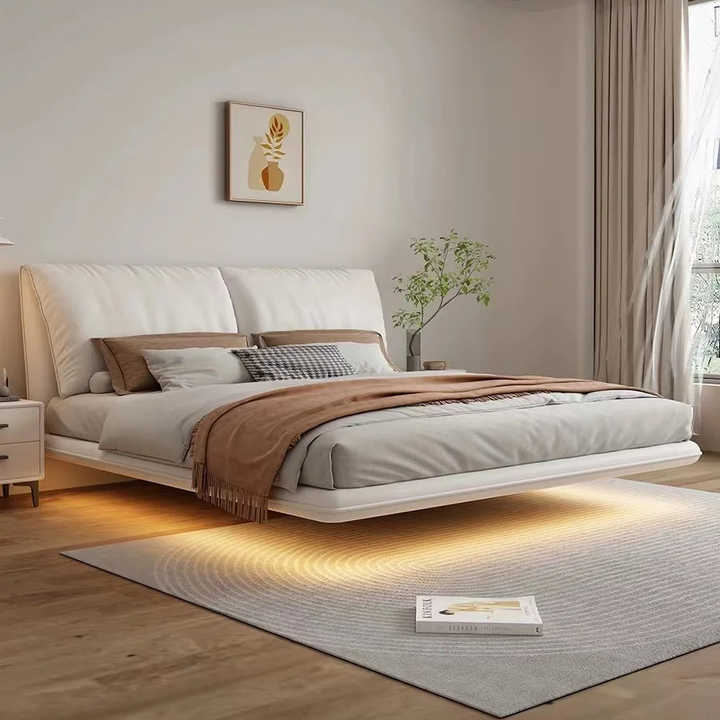 XY Best Modern Suspended Floor Bed With Floor Without Mattress Modern ...
