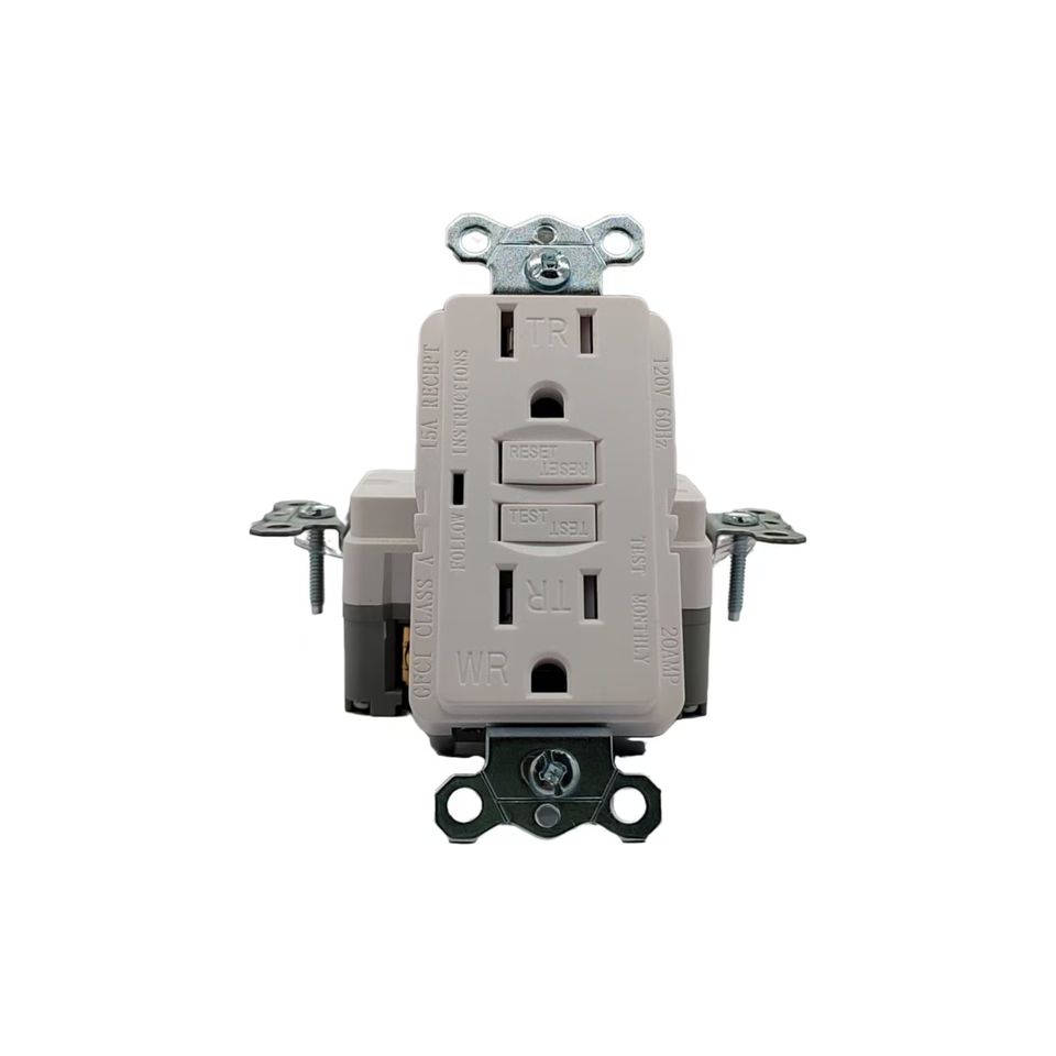 15A 120V Electricity Prevention Circuit Breakers GFCI Tamper Weather ...