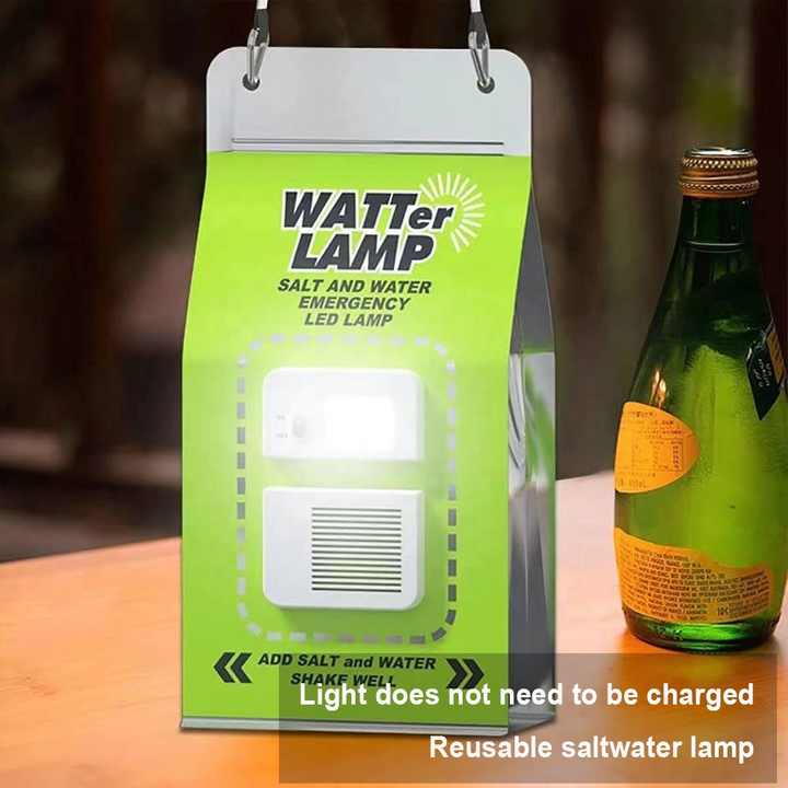 TAIKOO Water Salt Lamp - Portable Emergency Light Source