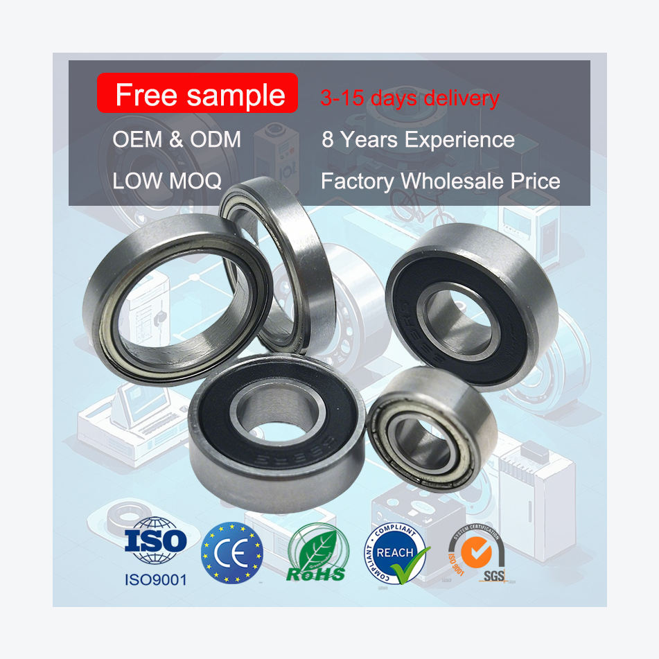 High Precision Open Ball Bearing 6210 Z ZZ RS 2RS RZ Chrome Steel for ...