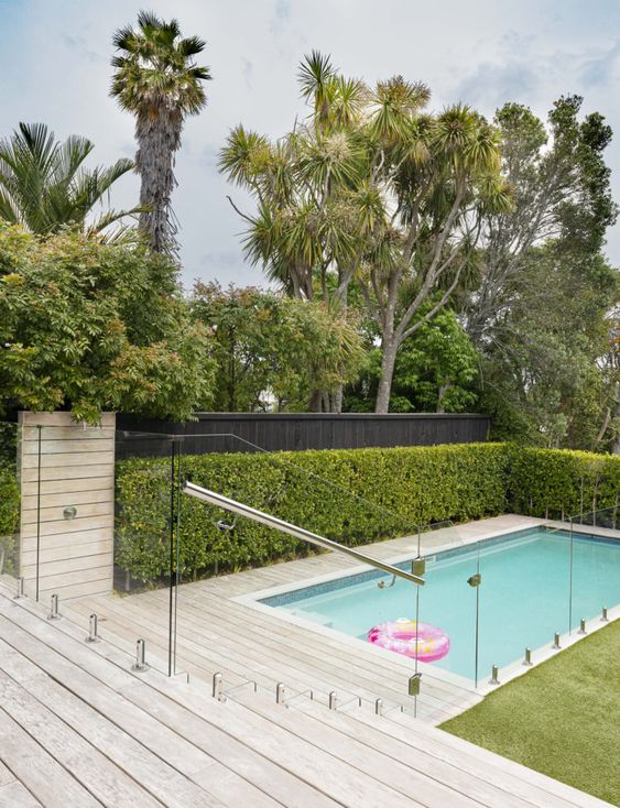 Durable and Stylish glass railing fencing tempered laminated pool ...