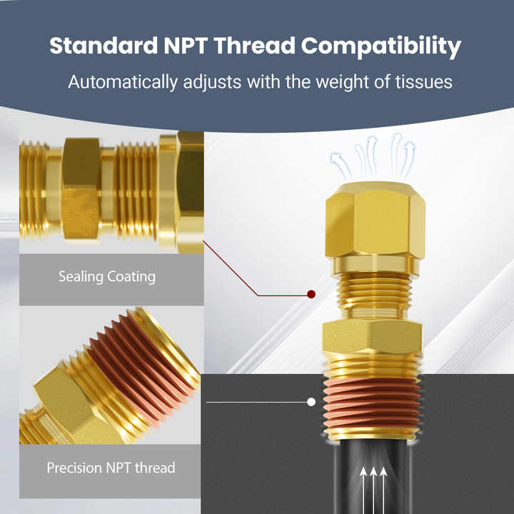 DOT Compression Air Brake Tube Fittings for Semi Trailer and Heavy ...