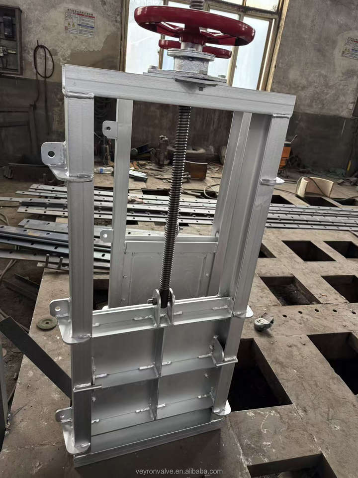 Manual Square Slide Gate Penstock Valves Structure for General ...