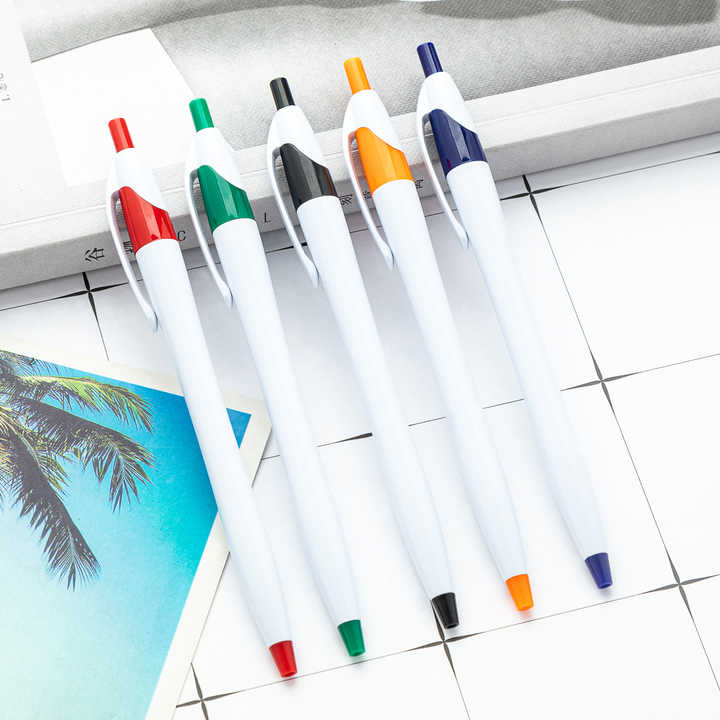 Promotion Plastic Ballpoint Pens With Customized Logo Advertising Gift ...