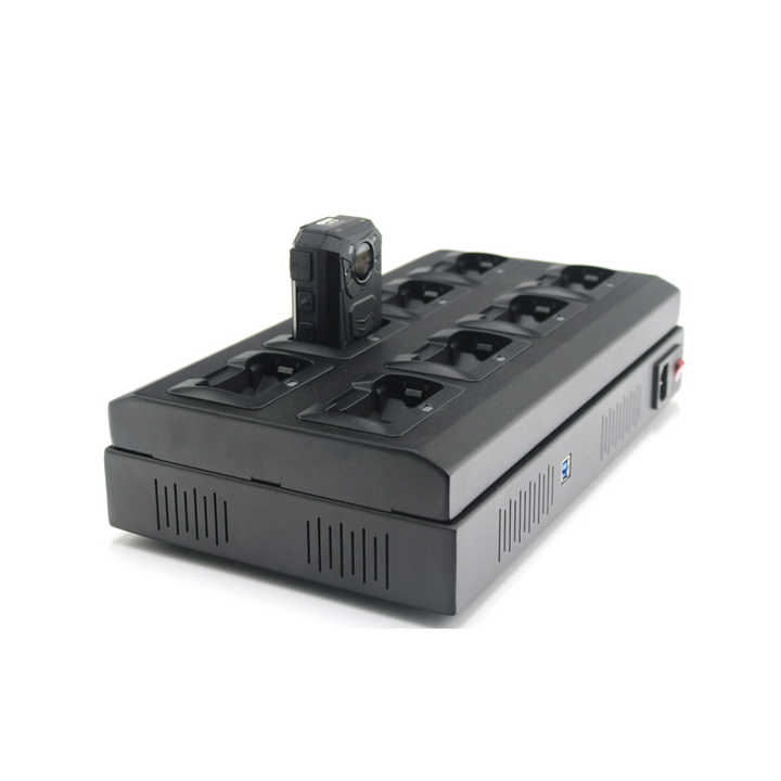 8 Ports Analog Camera Docking Station Charging Body Worn Cameras and ...