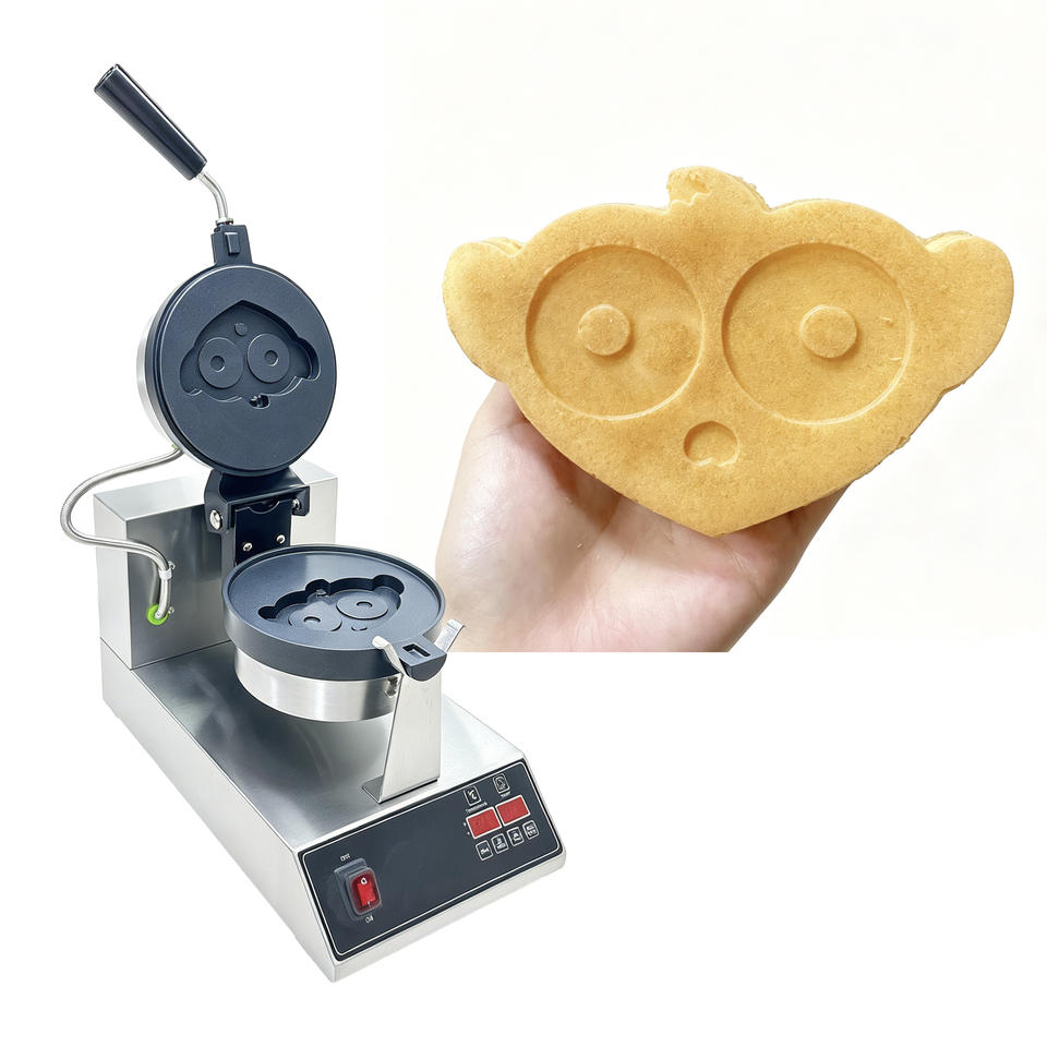 Commercial Waffle Maker Custom Mold Electric Cartoon Shaped Monkey ...