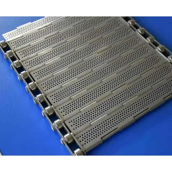 Galvanized Stainless Chip Sheet Chain Plate Conveyor Belt