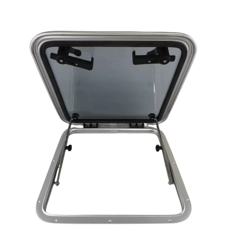 425x425mm,475x475mm Small-Sized Square Marine Anodized Aluminum Hatch ...