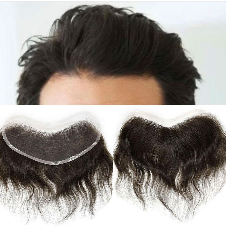 Premium Quality toupee human hair men bangs for Stylish Hair Solutions