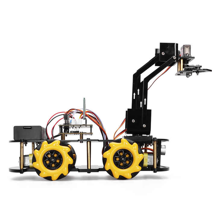 Mecanum Wheel Robotic Arm Robot Car - Obstacle Avoidance Kit
