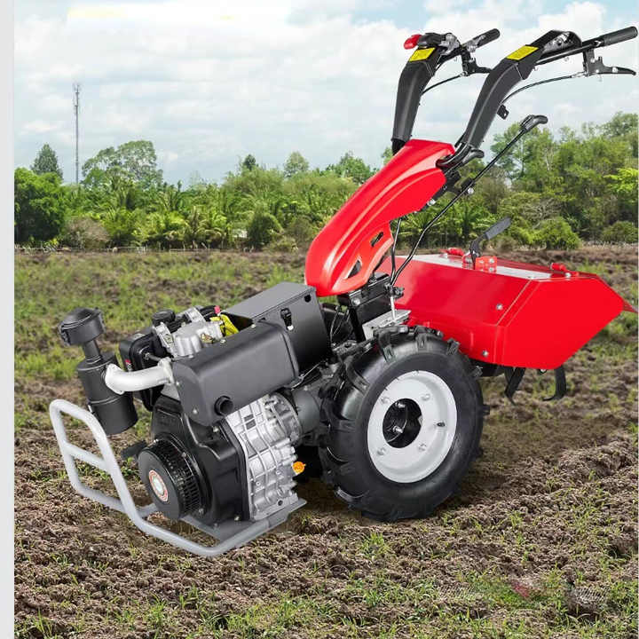 Furrowing Fertilizer Backfill Weeding Rotary Tiller for Rice & Wheat ...